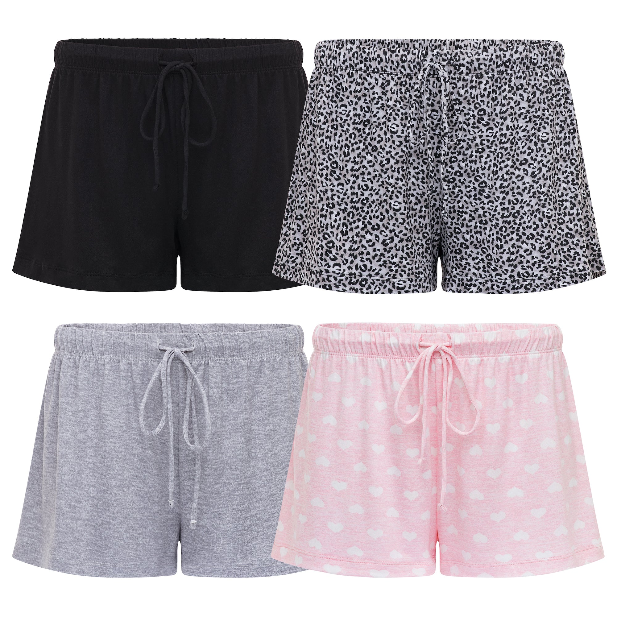 4 Pack Yummy Butter Soft Lounge Shorts – René Rofé