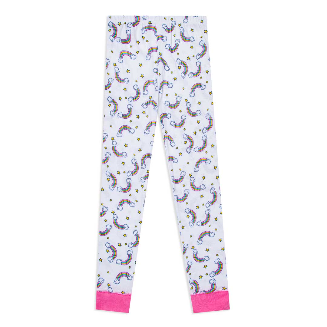 Girls Cotton Snug Fit Pajama Pant and Short Set - Sleepwear – René Rofé