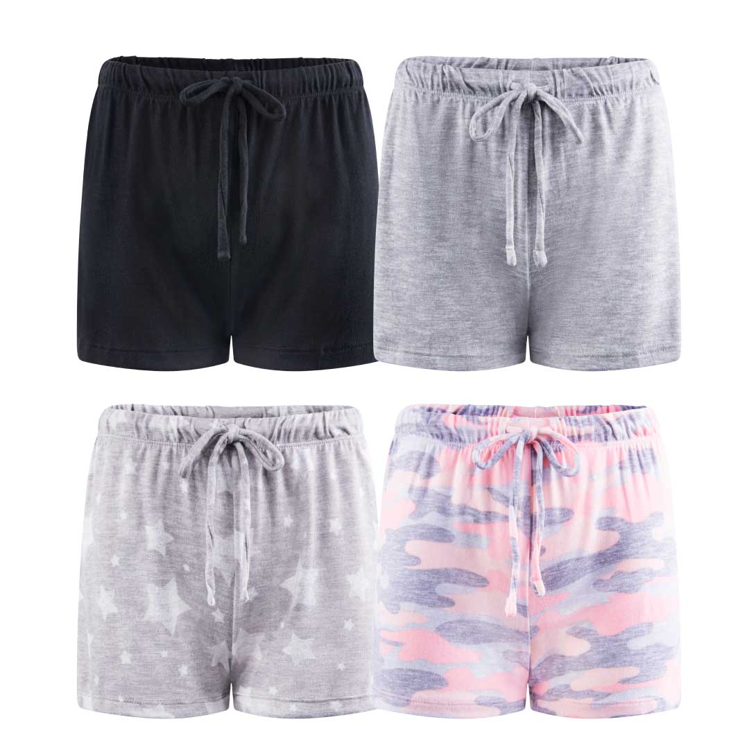 Pillow Talk Pajama Shorts - 4 Pack | René Rofé Sleepwear